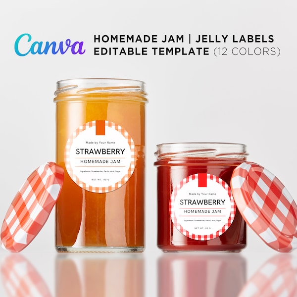 Jelly Jar Labels Personalized - Etsy