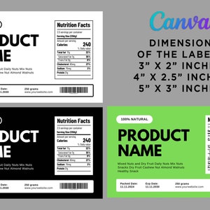 Food Labels, Snack Label, Pouch Packaging Label, Freeze Dried Labels ...