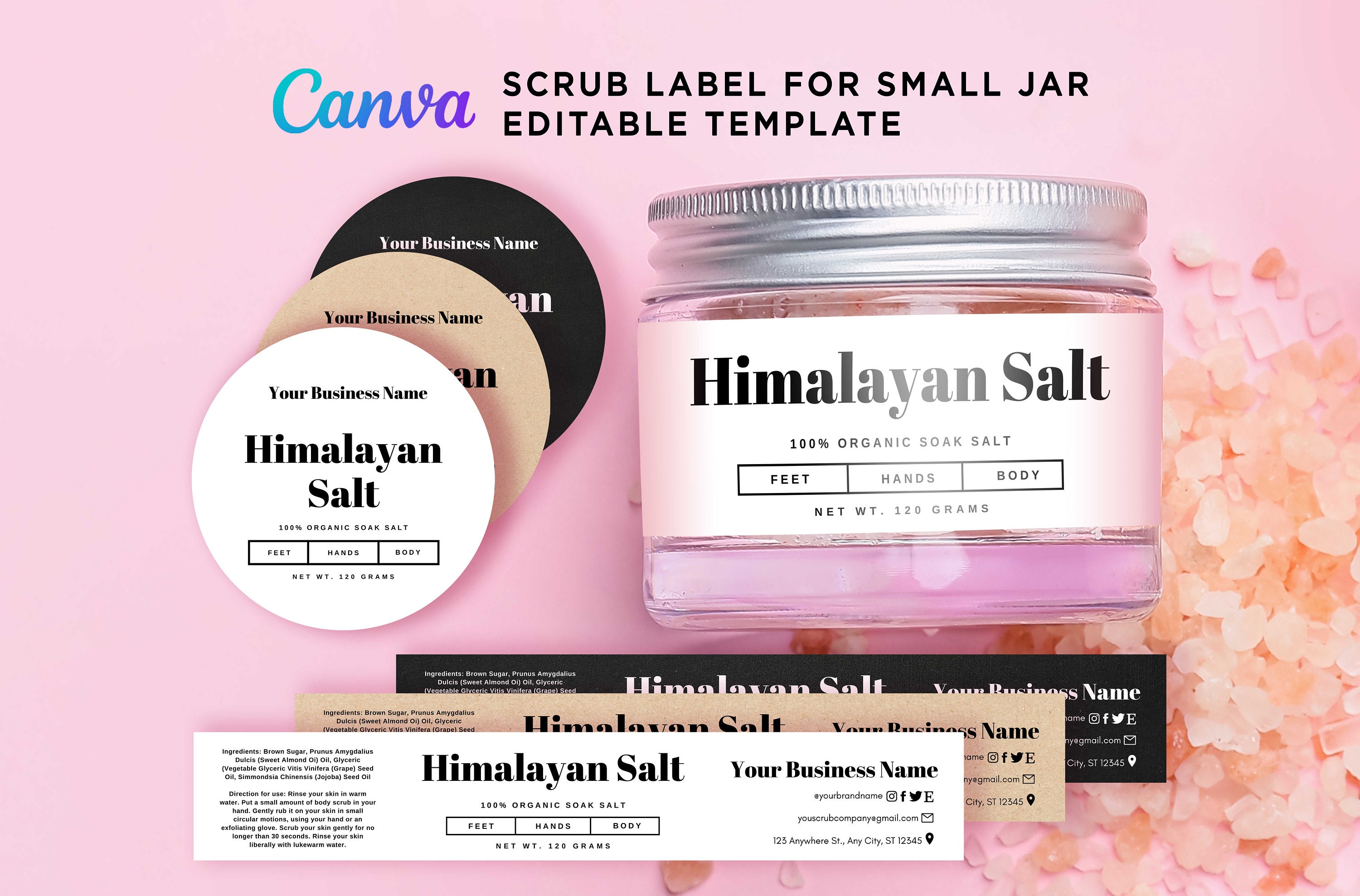 Scrub Design Label - Etsy