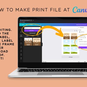 Printable Dog Food Labels, Dog Food Packaging Labels, Pet Treats Pouch ...