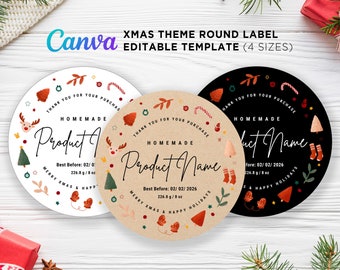 Christmas Jam Labels - Etsy