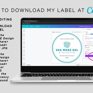 Sea Moss Label, Seamoss Labels, Sea Moss Gel Label, Sea Moss Labels ...