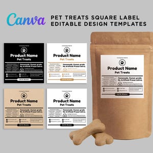 Pet Food Label, Dog Treats Packaging, Pet Treats Pouch Packaging, Dog ...