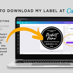 Printable Round Label, Canning Lid Label, Homemade Labels, Circle ...