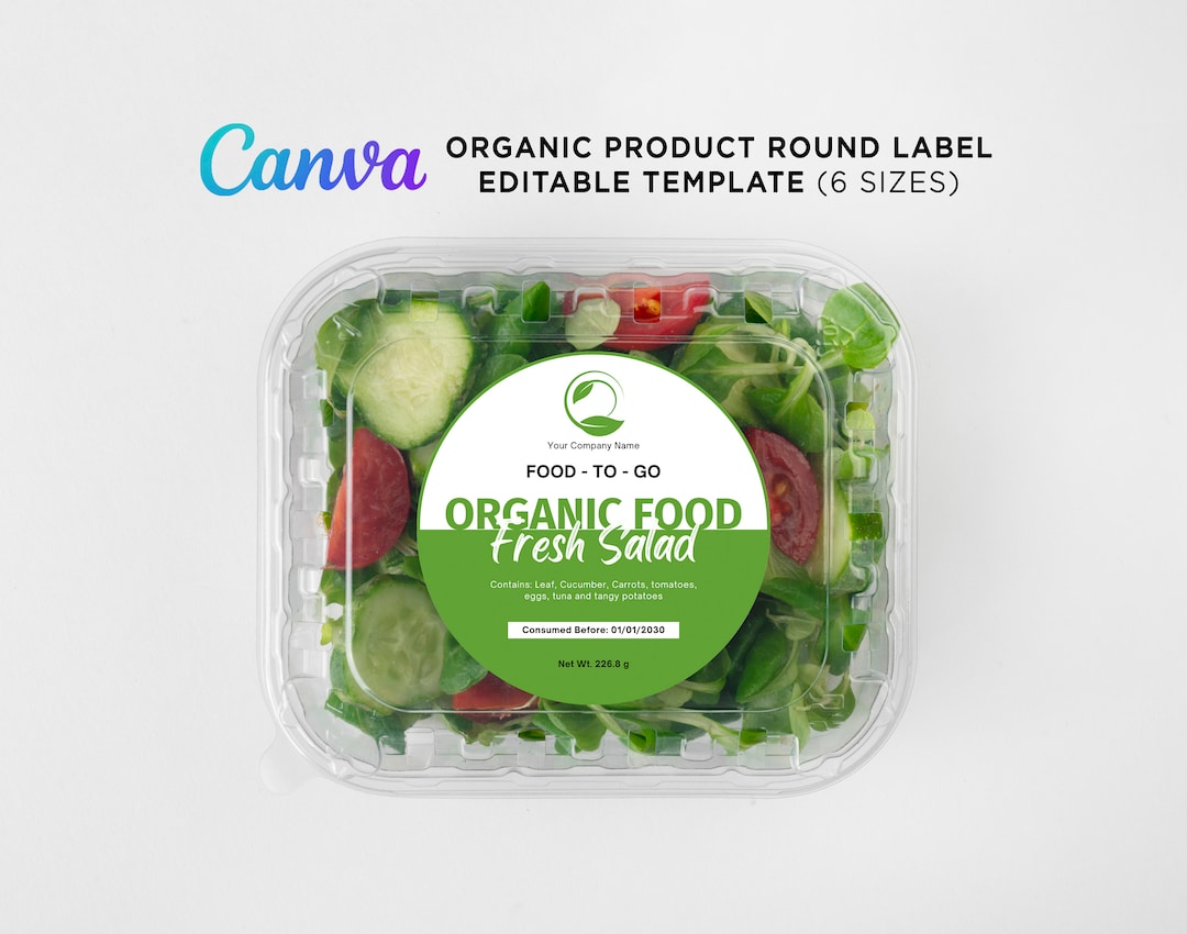 Printable Organic Product Labels, Organic Food Labels, Natural Fresh ...