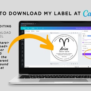 Zodiac Sign Round Labels, Zodiac Sign Candles, Horoscope Candle, Zodiac ...