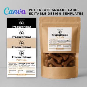 Pet Food Label, Dog Treats Packaging, Pet Treats Pouch Packaging, Dog ...