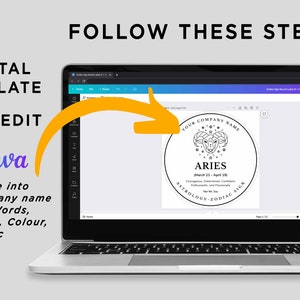 Printable Zodiac Sign Labels, Zodiac Candle Labels, Horoscope Zodiac ...