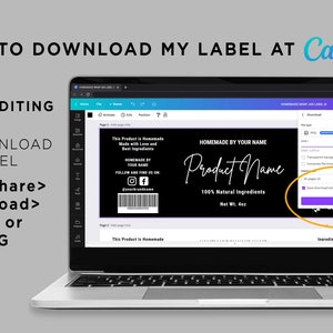 Printable Jar Label Wrap Around Stickers, Mason Jar Labels, Container ...