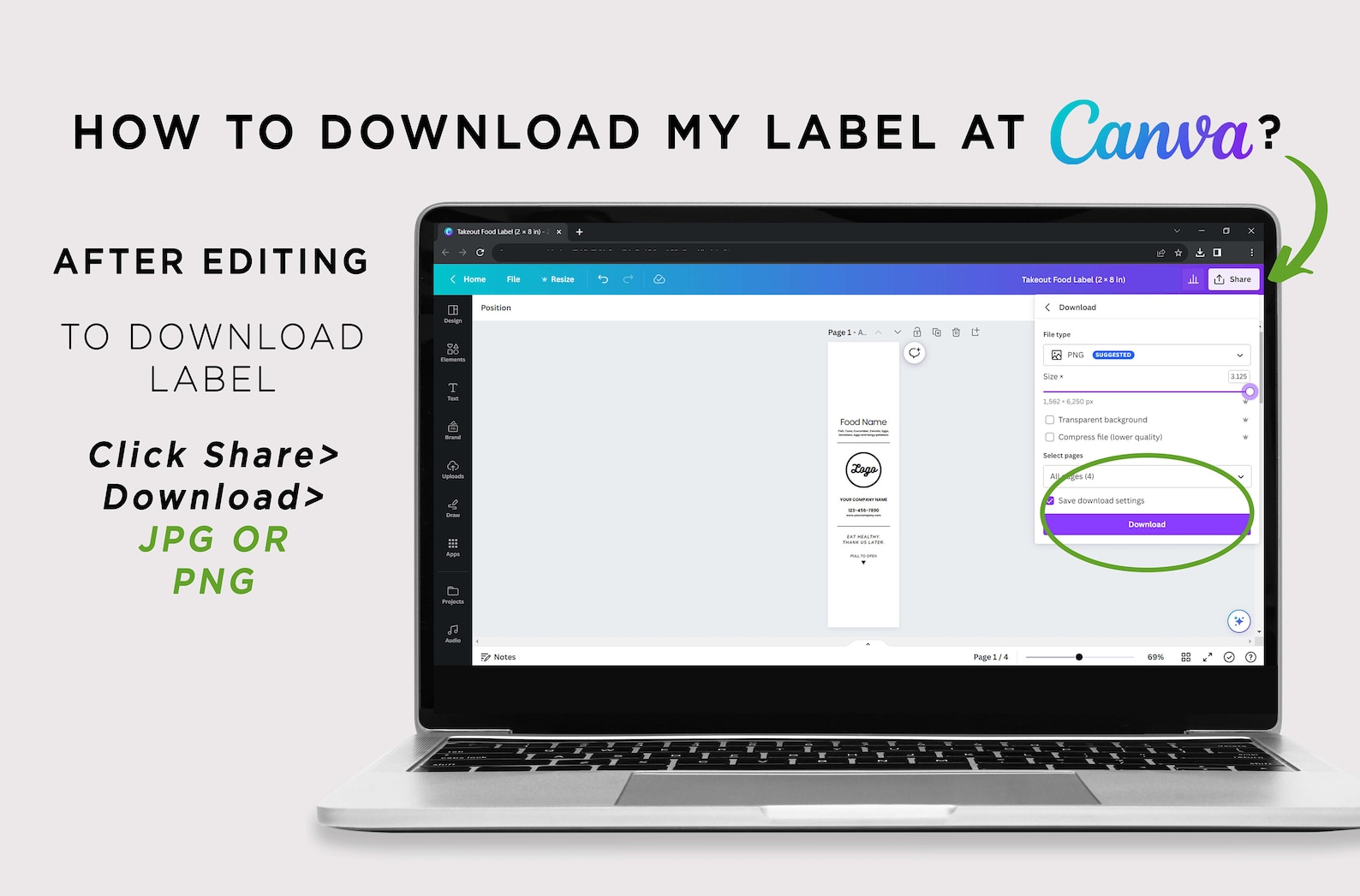 Food Labels, Food Packaging Labels, Food Container Labels, Fresh Salad ...