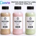 Editable Protein Drink Label Template, Custom Bottle Label for Fitness ...
