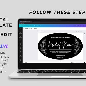 Printable Oval Labels, Oval Template, Oval Sticker Label, Oval Product ...