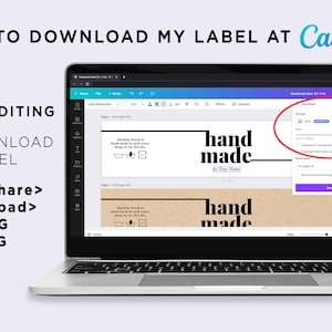 Printable Handmade Wrap Labels, Handmade Labels for Knitting, Handmade ...