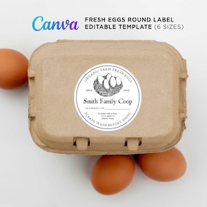 Egg Labels, Farm Fresh Egg Labels, Egg Cartoon Label, Chicken Egg Label ...