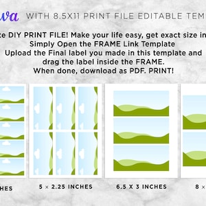 Body Lotion Label, Body Lotion Design, Lotion Label Template, Handmade ...