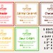 Printable Square Labels Popcorn Labels, Popcorn Logo, Popcorn Business ...