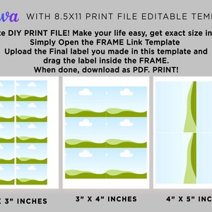 Body Spray Template, Body Spray Labels, Body Perfume Labels, After ...