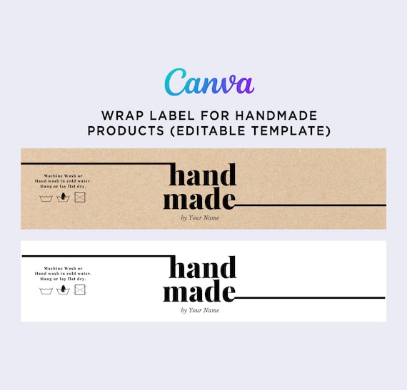 Handmade Craft Label Template