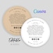 Printable Product Ingredients Label, Ingredients Back Circle Label ...