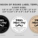 Printable Fathers Day Round Labels, Father's Day Gift Sticker Label ...