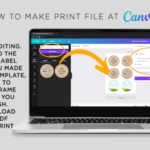 Printable Skin Healing Salve Round Label Sticker, Skincare Balm Round ...