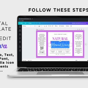 Template for Hair Spray Labels, Hair Spray Bottle Design, Hair Care ...