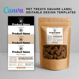 Pet Food Label, Dog Treats Packaging, Pet Treats Pouch Packaging, Dog ...