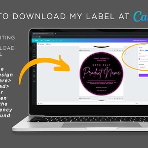 Editable Circle Label, Simple Natural Round Label Sticker Editable ...