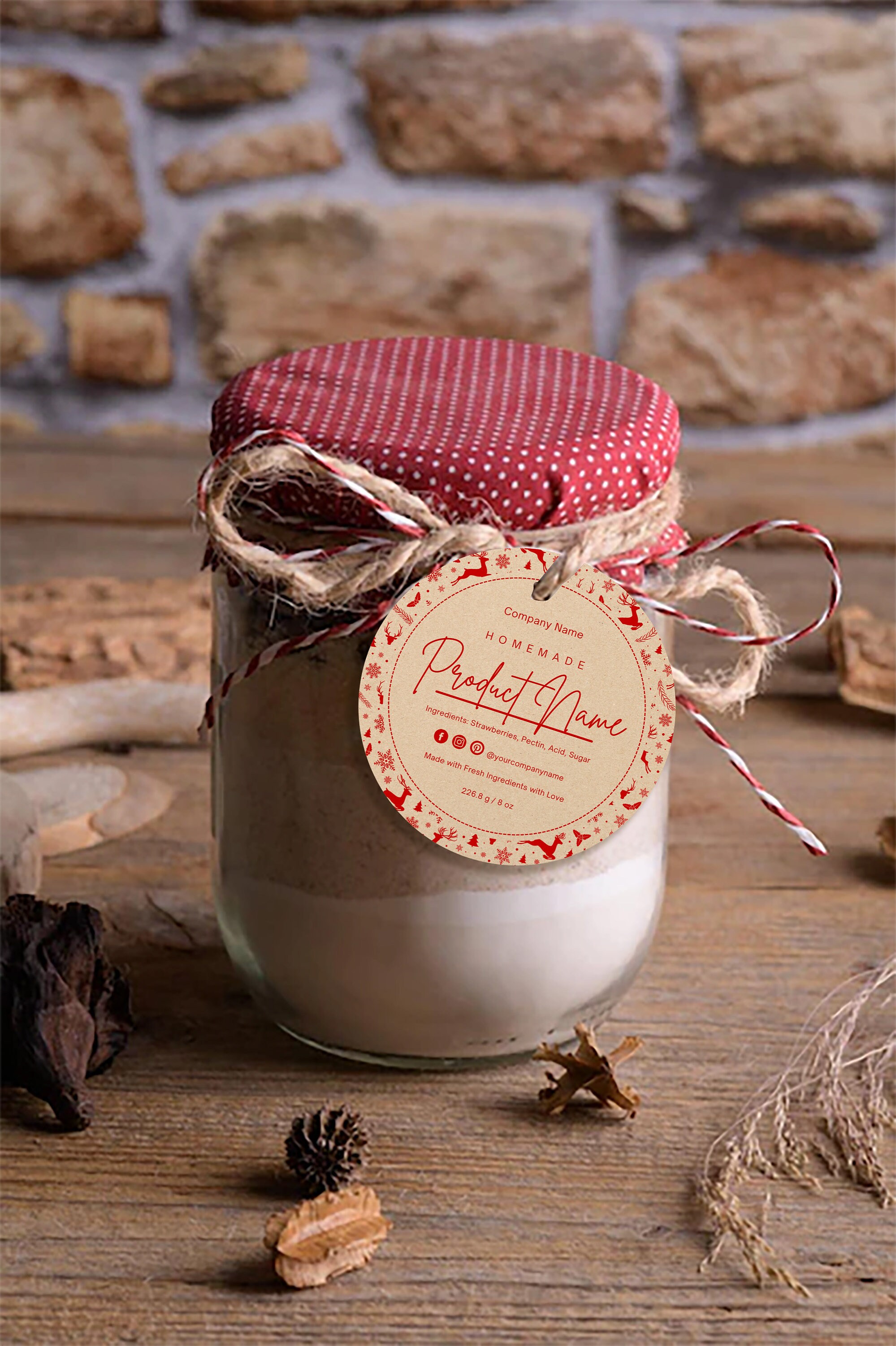 Christmas Edition Round Labels Printable Christmas Round - Etsy