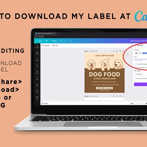 Printable Dog Food Labels, Dog Food Packaging Labels, Pet Treats Pouch ...