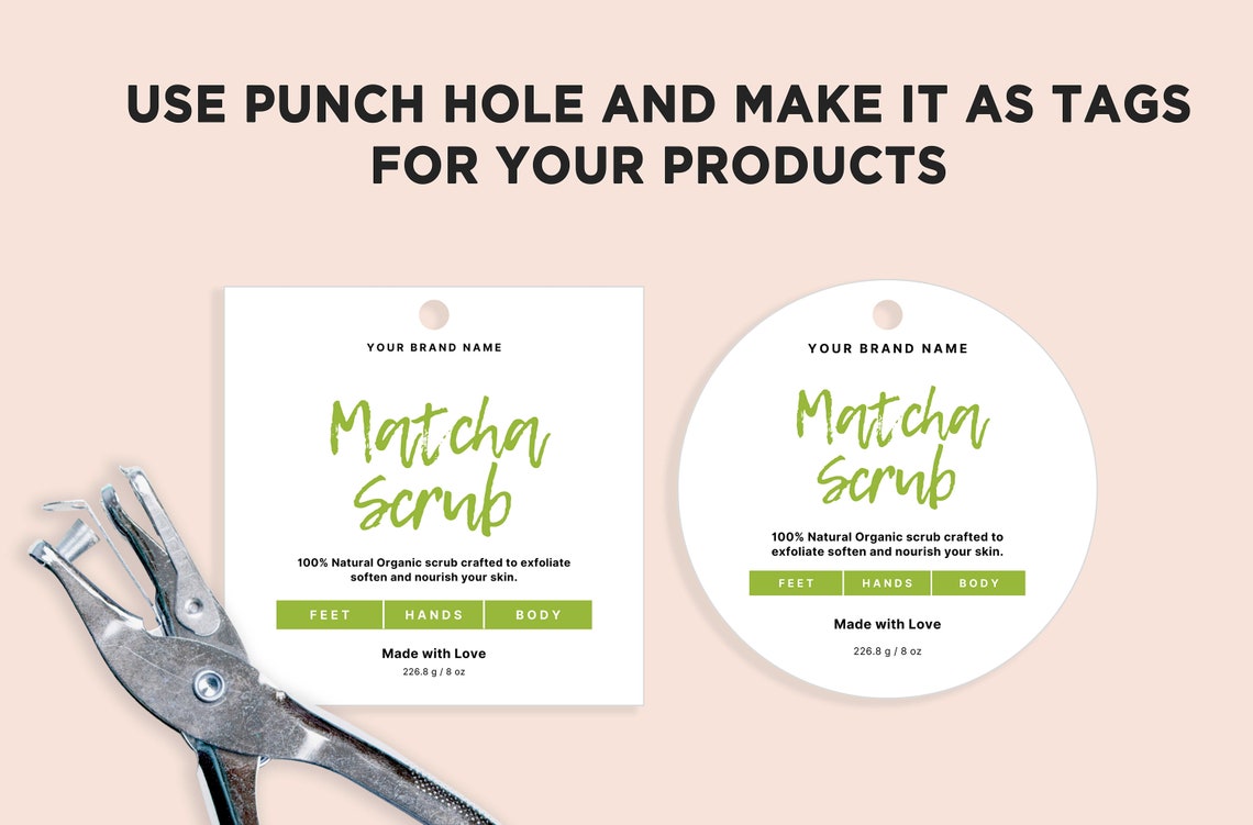 Printable Bath Body Scrub Labels Sugar Scrub Label Soak Salt - Etsy