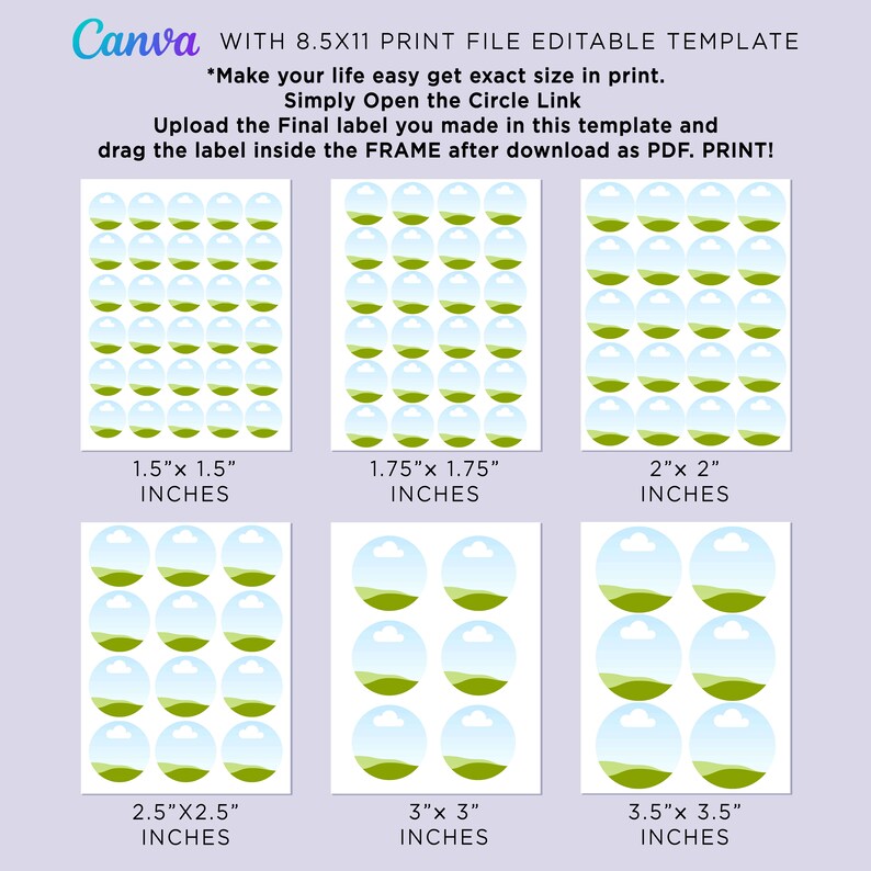 Round Sticker Labels Round Packaging Canning Jar Label - Etsy