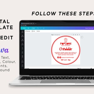 Popcorn Labels, Popcorn Logo, Popcorn Business, Popcorn Templates ...