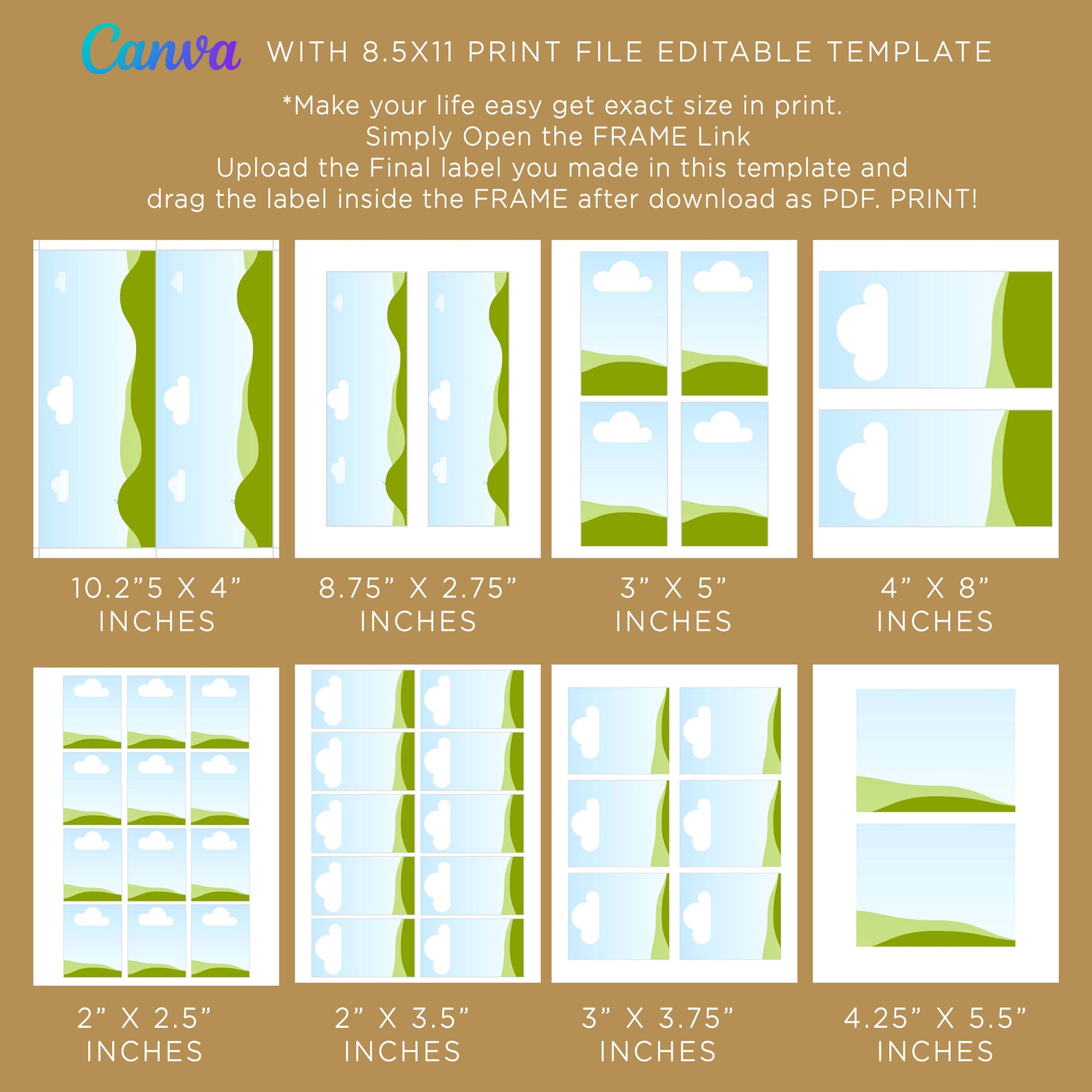 Printable Pet Label Template, Dog Bandana Labels, Accessories for Pet ...