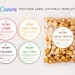 Popcorn Labels, Popcorn Logo, Popcorn Business, Popcorn Templates ...