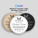 Product Label, Ingredients Label, Round Label, Homemade Labels, Made ...