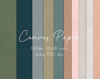 Kraft Paper Textures: Printable Scrapbook Paper Backgrounds (digital ...