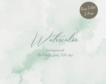 Light Green Sage Watercolor Background Clipart Abstract Background ...