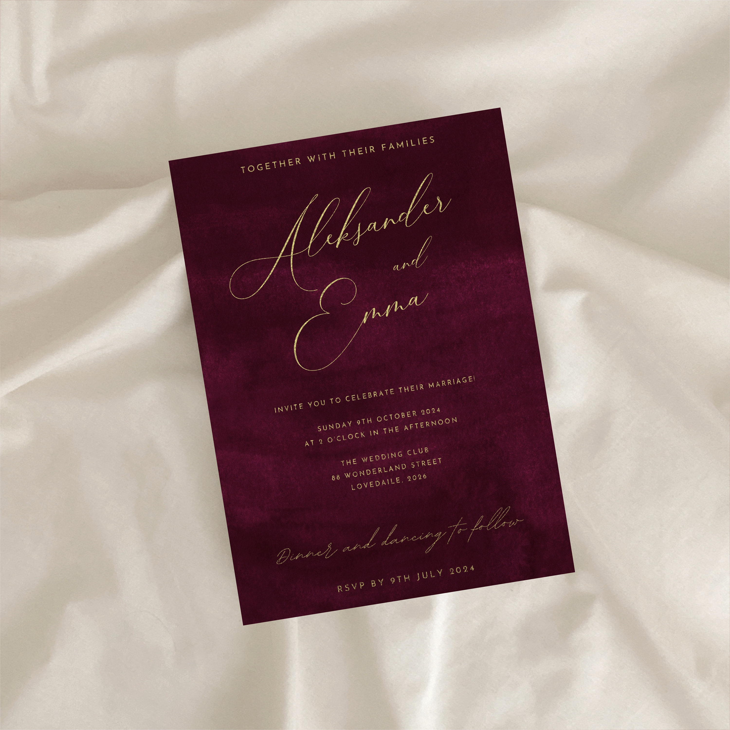 Burgundy Watercolor Background Digital Paper Digital Watercolor ...