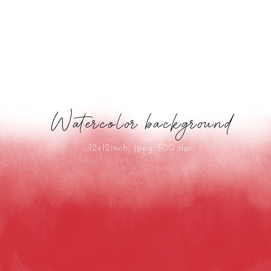 Red Watercolor Background Clipart Abstract Background Watercolor ...