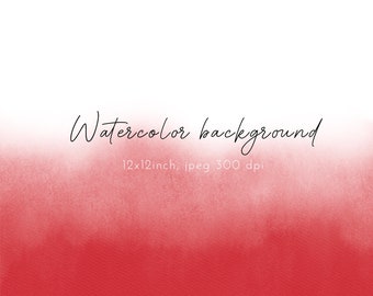 Red Watercolor Background Clipart Abstract Background Watercolor ...