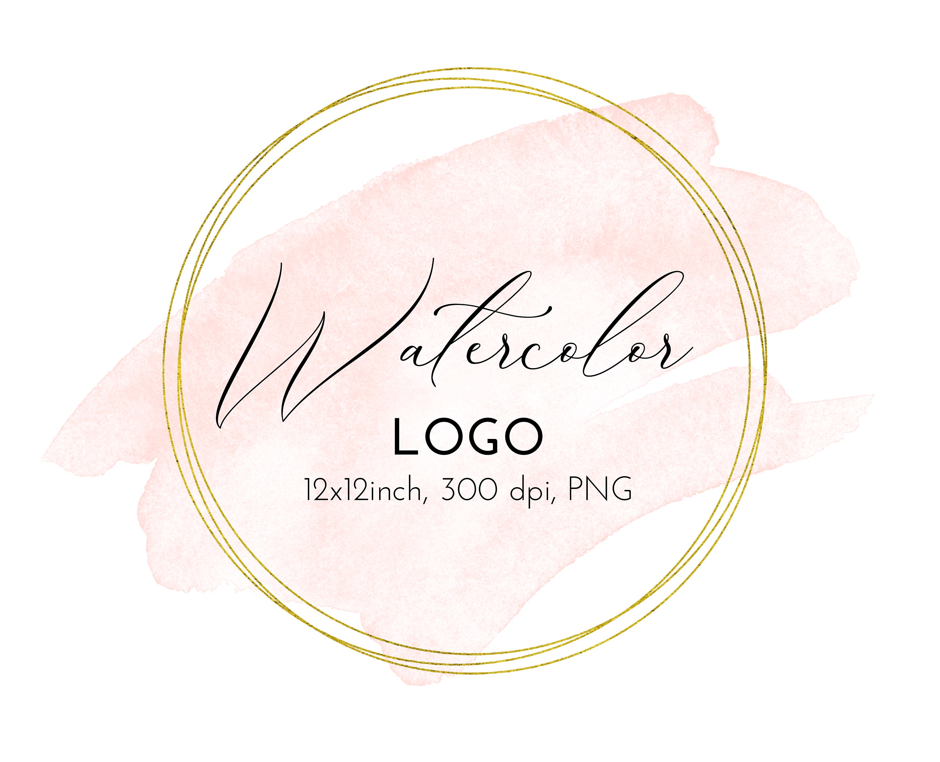 Logo Background PNG - Brush Stroke Watercolor Clipart - Watercolor ...
