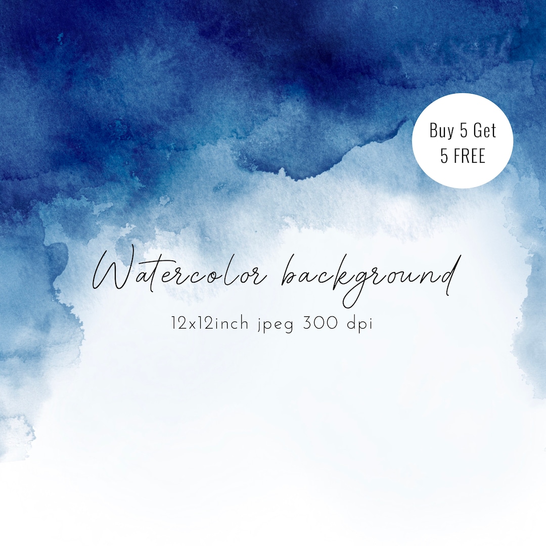 Blue Watercolor Background Clipart Abstract Background Watercolor ...