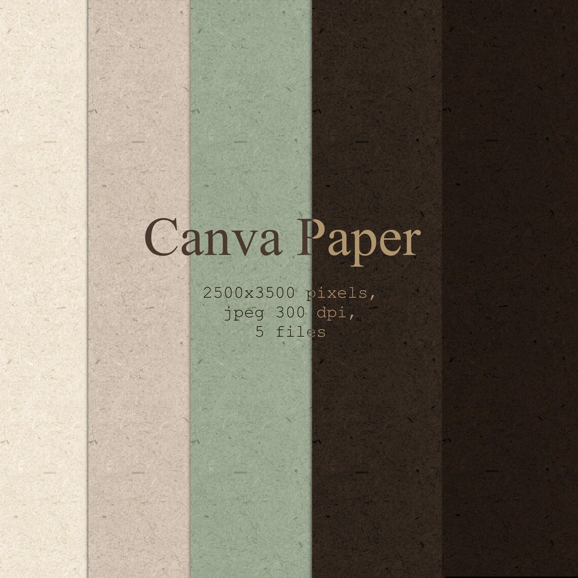 Kraft Paper Textures: Printable Scrapbook Paper Backgrounds (digital ...