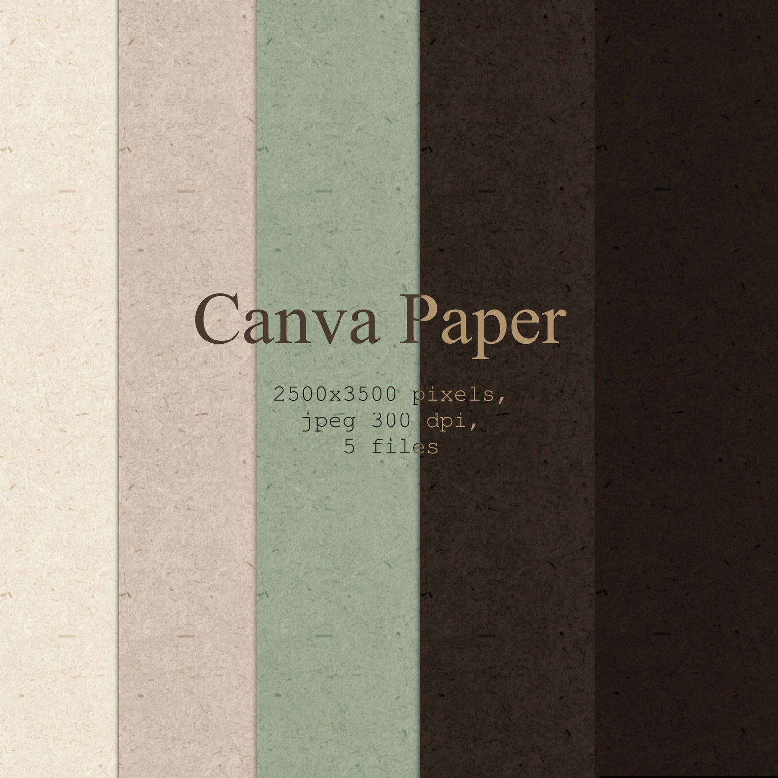 Kraft Paper Textures: Printable Scrapbook Paper Backgrounds (digital ...