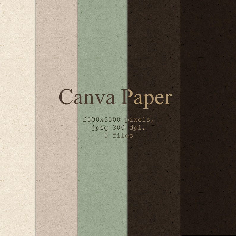 Kraft Paper Textures: Printable Scrapbook Paper Backgrounds (digital ...