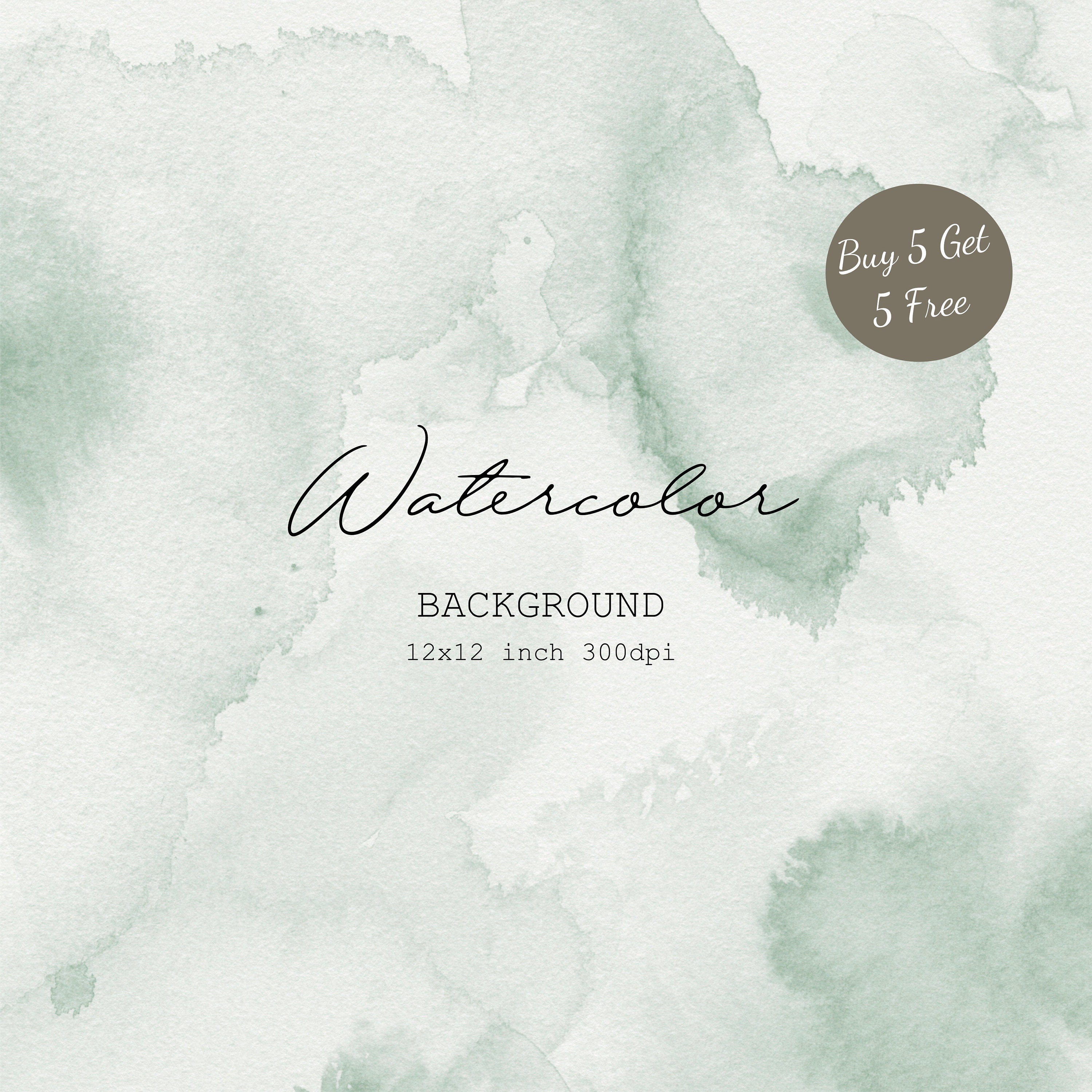 Sage Green Watercolor Background Clipart Abstract Background Watercolor ...