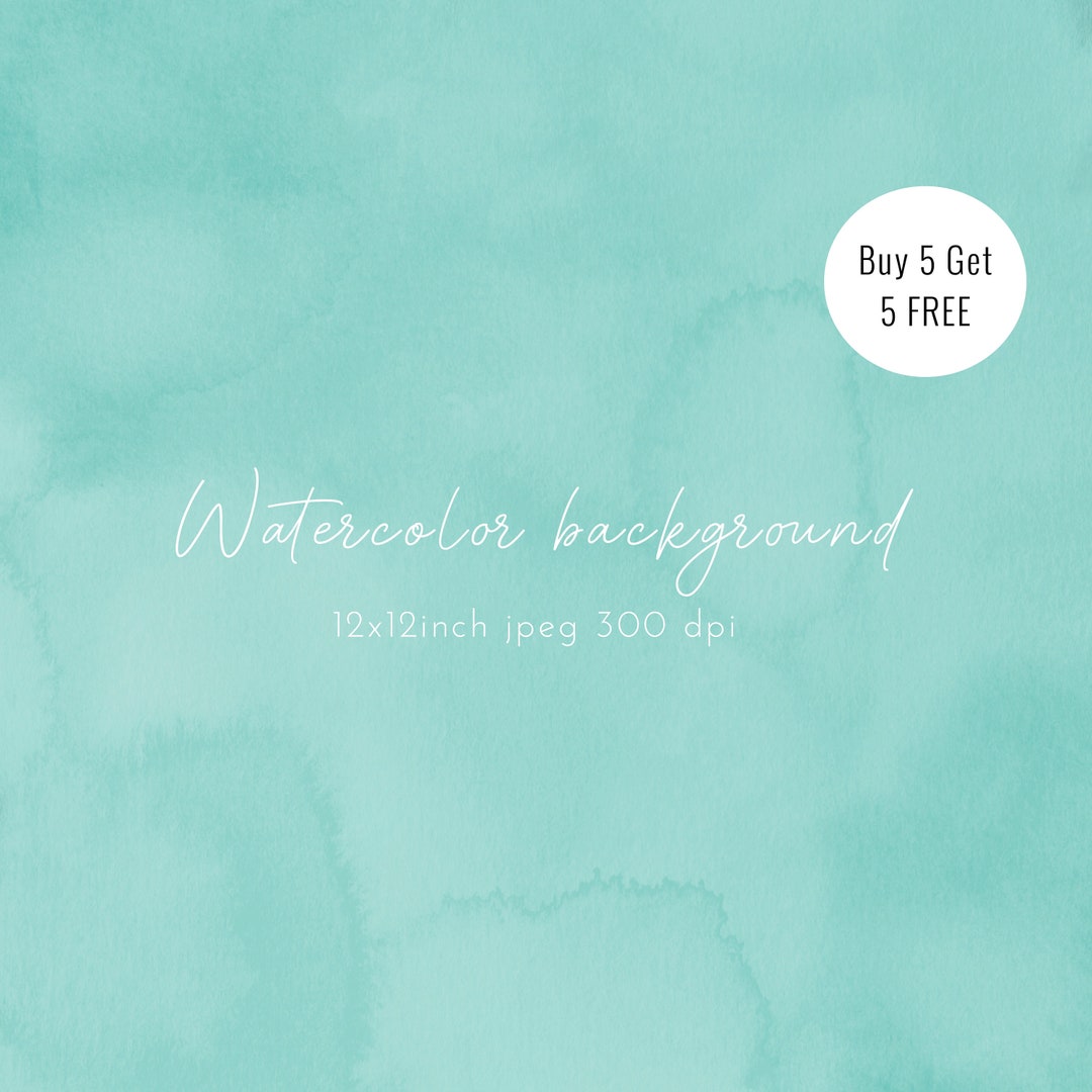 Turquoise Watercolor Background Clipart Abstract Background Watercolor ...