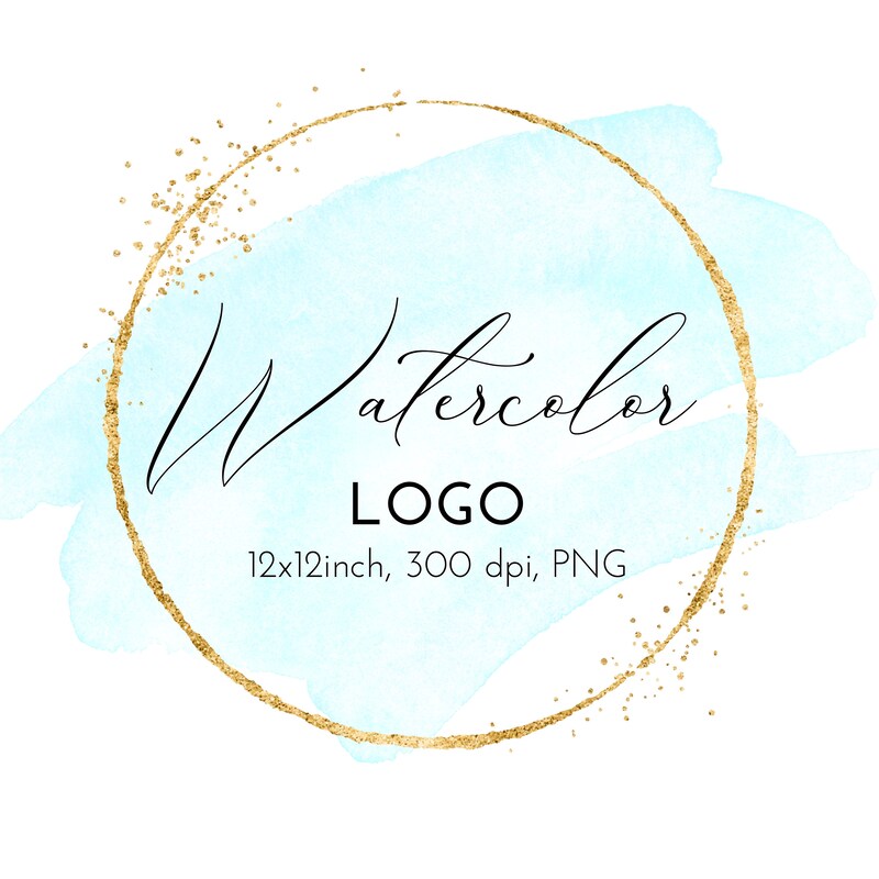 Watercolor Logo Design - Etsy