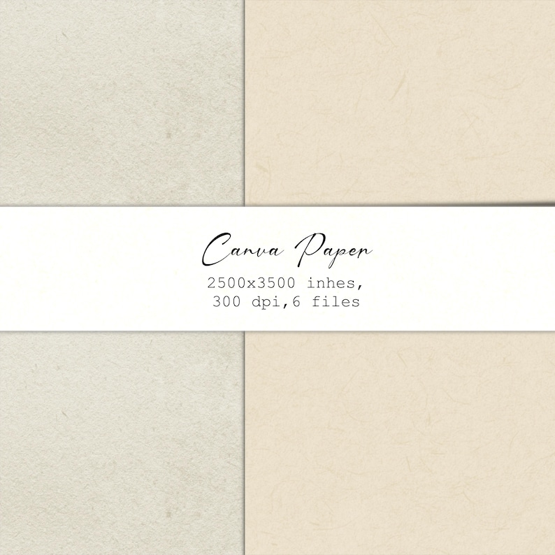 Canva Kraft Paper Textures, Neutral Scrapbook Backgrounds, 6-files JPEG ...
